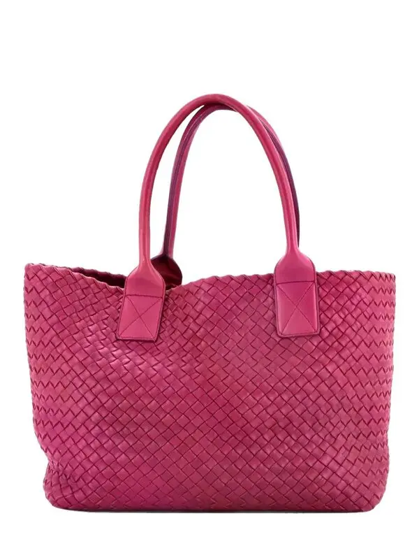 Bottega Veneta Cabat Intrecciato Nappa Small Tote Bag - Purple