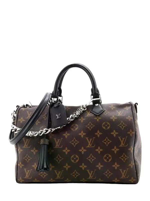 LOUIS VUITTON Speedy Soft Bandouliere 30 Satchel Monogram - Brown