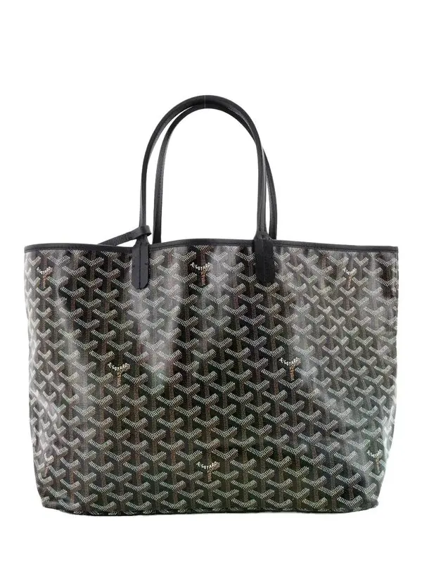 Goyard Saint Louis Coated Canvas Pm Tote Bag - Black