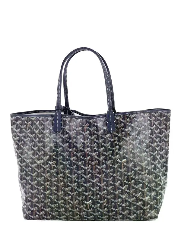 Goyard Saint Louis Coated Canvas Pm Tote Bag - Blue