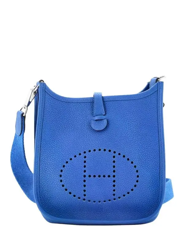 Hermès Evelyne Tpm Crossbody Bag Gen Iii Maurice - Blue