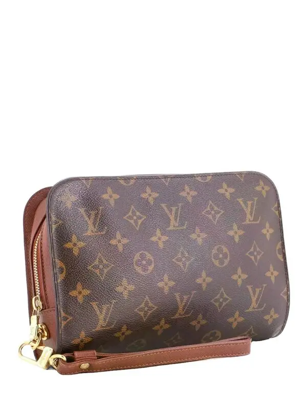 LOUIS VUITTON Pochette Orsay Monogram Clutch - Brown