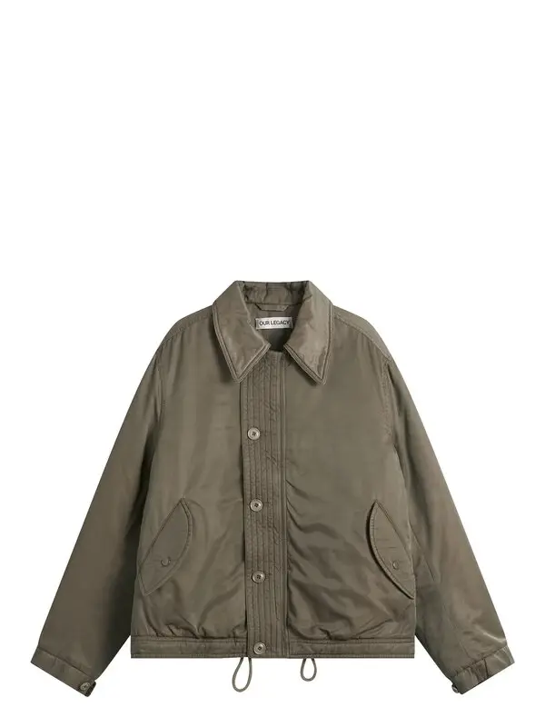 Our Legacy Twill Auto Jacket - Taupe Smoke