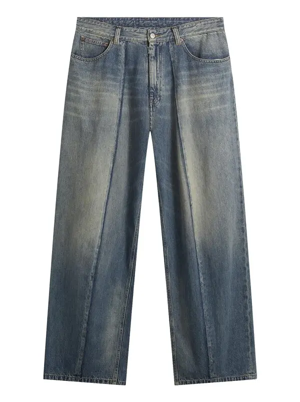 MAISON MARGIELA Wide Leg Jeans - Blue