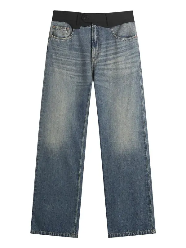 MAISON MARGIELA Straight Leg Jeans - Blue