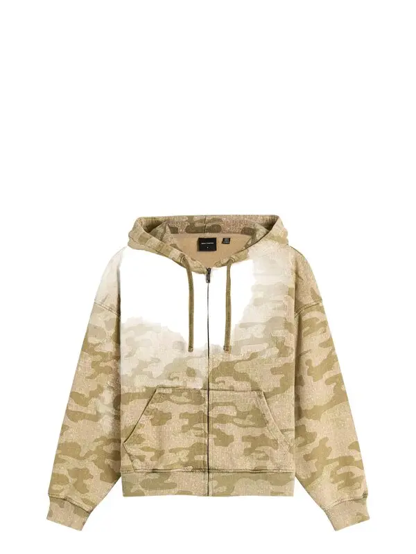 DAILY PAPER Boxy Zip Hoodie - Camo