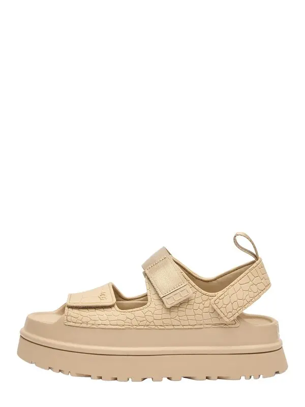 UGG Goldenglow Embossed Sandal - Mustard Seed