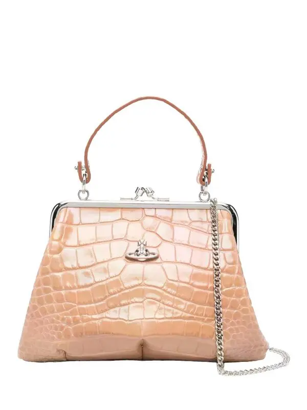 VIVIENNE WESTWOOD Orb Embossed Top-handle Tote Bag - Neutrals