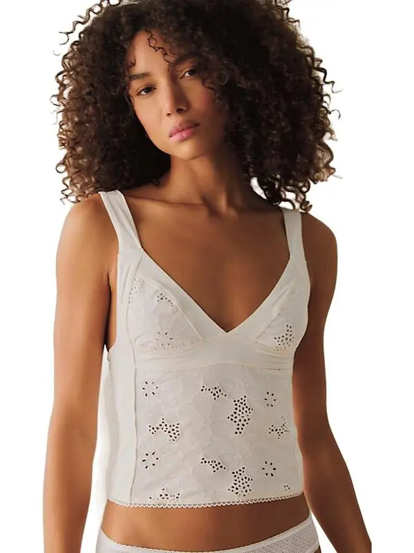 Free People Ever Afternoon Triangle Cami - Clean Ivory