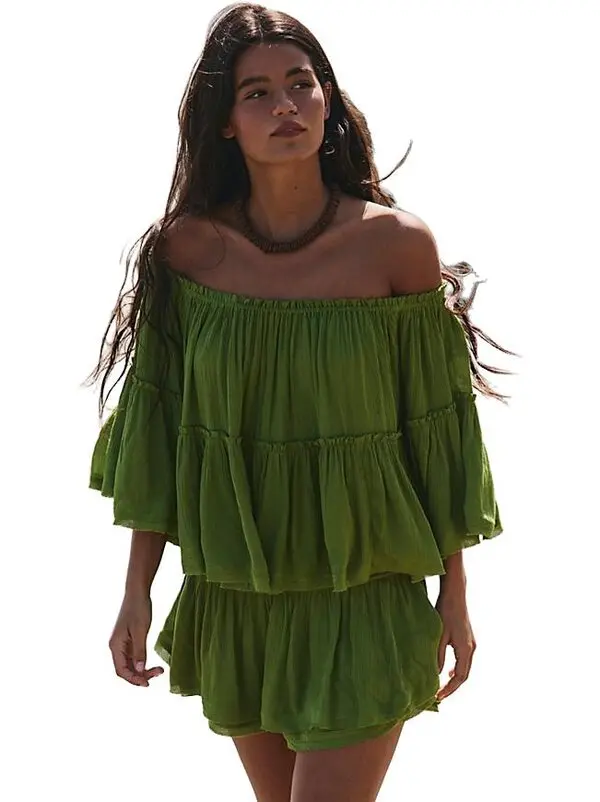 Free People Tiki Lulu Set - Sways Of Palm