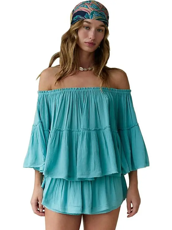 Free People Tiki Lulu Set - Waterfall Mist