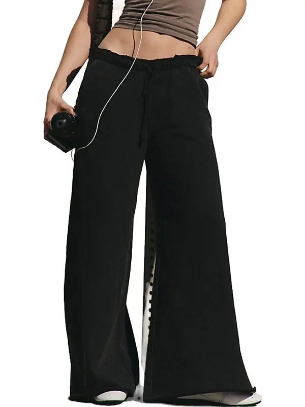 Free People Wide-leg Pants - Black