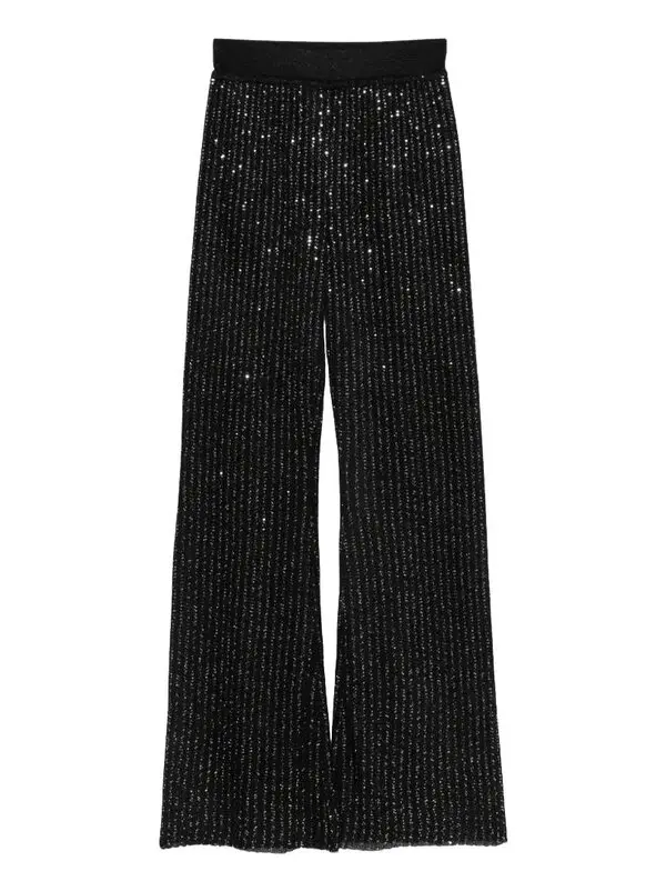 Missoni Embellished Wide-leg Palazzo Pants - Black