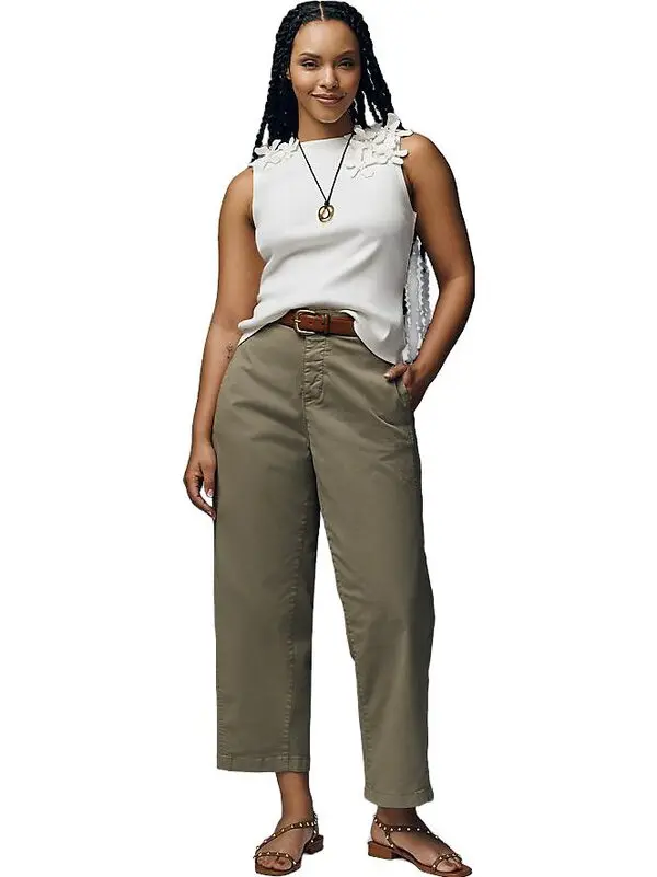 Sanctuary Boyfriend Crop Pants - Foliage Green