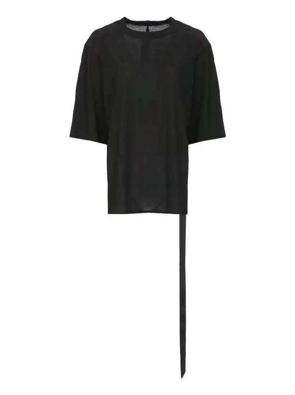 Rick Owens Walrus Tail-detail T-shirt - Black