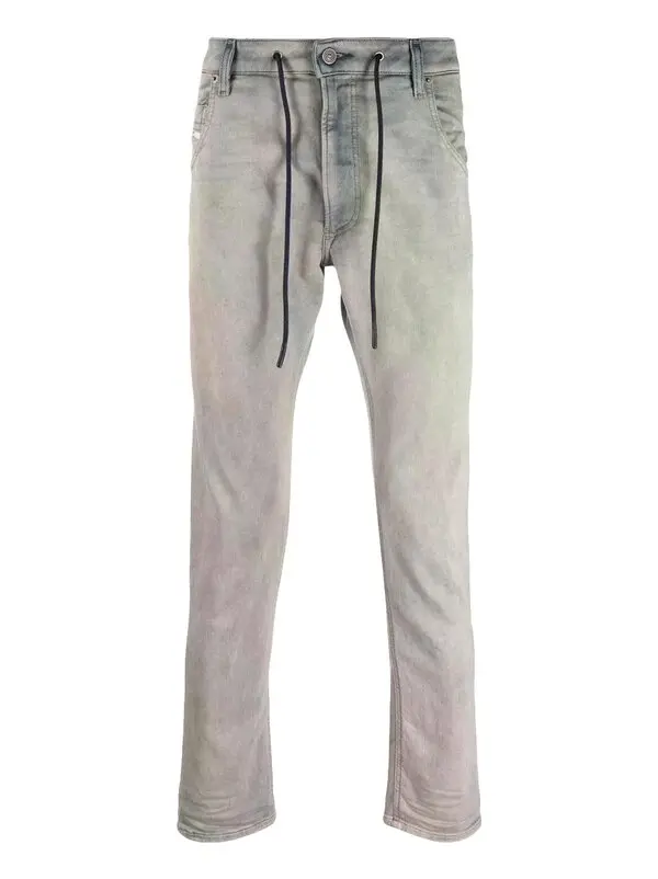 DIESEL® Krooley Drawstring Tapered Jeans - Blue