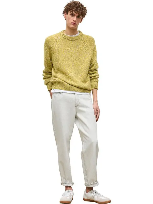 Johnstons Of Elgin Fyfe Cashmere Jumper - Yellow