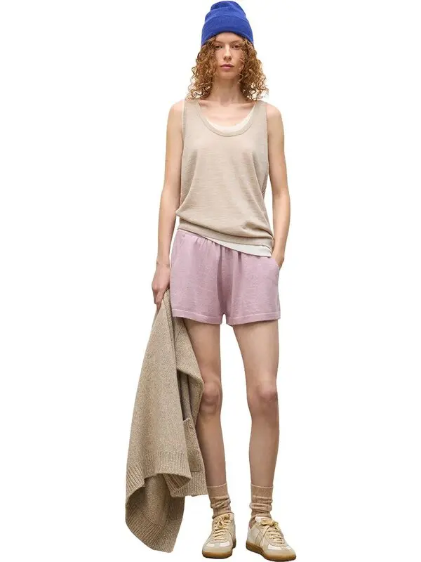 Johnstons Of Elgin Cashmere Lounge Shorts - Pink