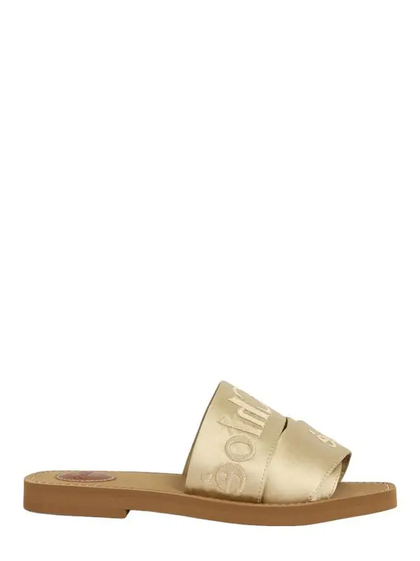 Chloé Woody Mule - Beige/brown