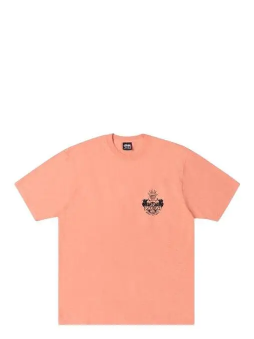 StÜssy Built To Last Pig Dyed Tee Shirt - Sherbert