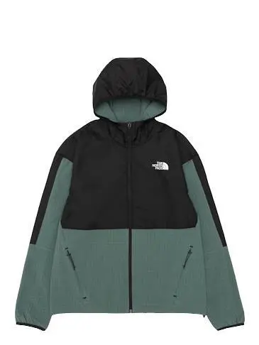 The North Face Tekware Grid Hybrid Full Zip Jacket - Duck Green