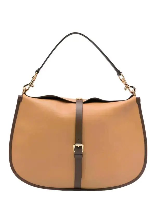 Etro Leather Tote Bag - Brown