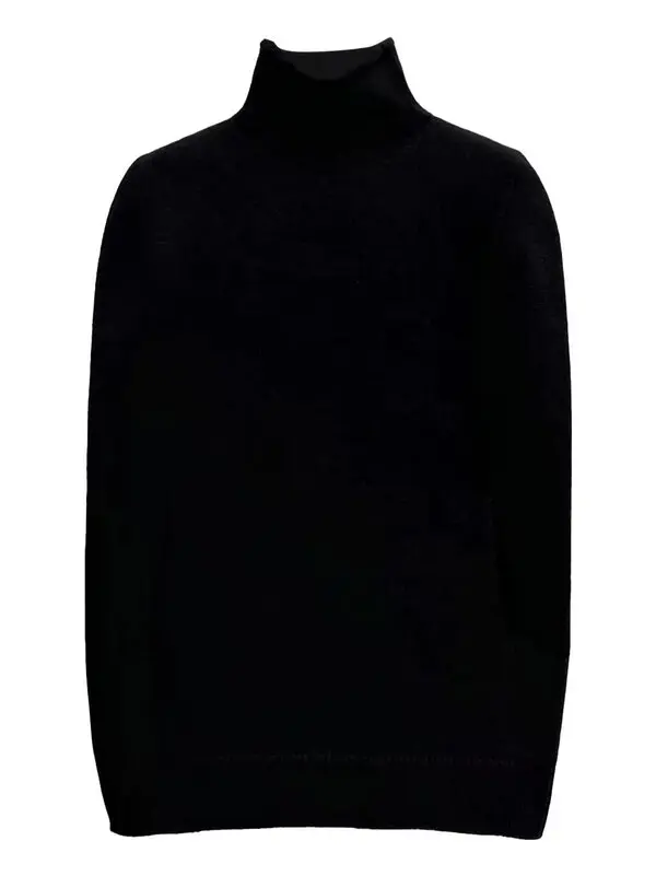 THE ROW Meo Turtleneck Sweater - Black