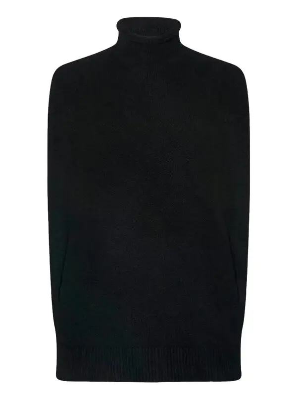 THE ROW Meo Turtleneck Sweater - Black