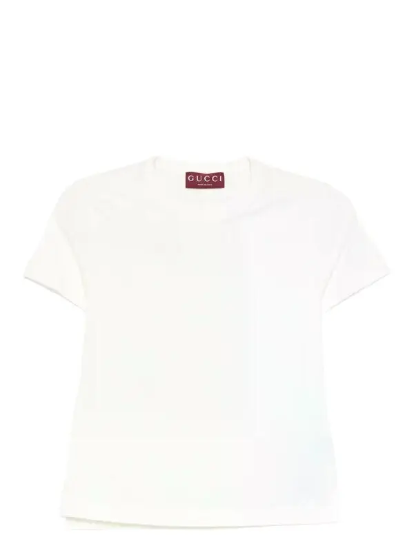 Gucci Round-neck T-shirt - Neutrals