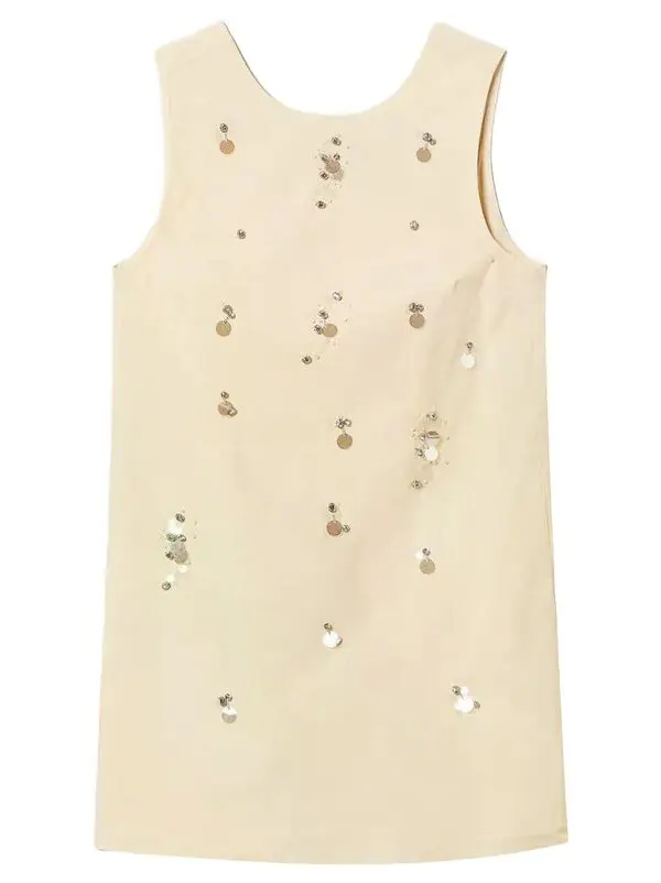 TWINSET Sequin-embellished Dress - Neutrals