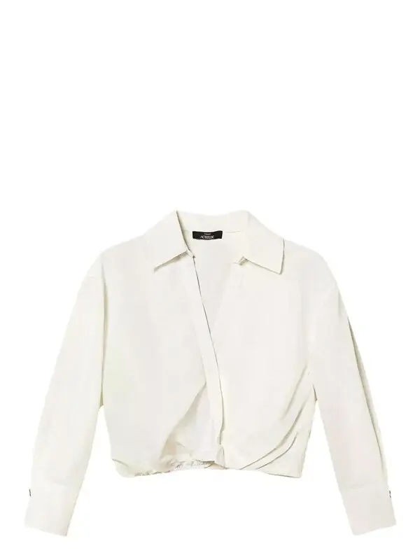 TWINSET Wrap-effect Shirt - White
