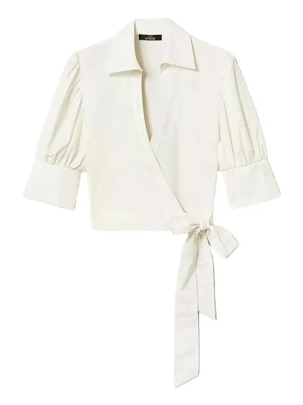 TWINSET Puffed-sleeve Blouse - White