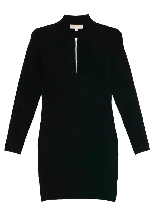 Michael Kors Geometric-embossed Dress - Black