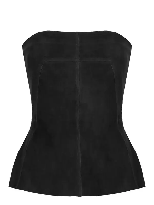 Rick Owens Strapless Top - Black