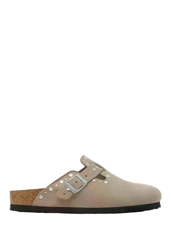 BIRKENSTOCK Boston Rivet Suede Sneakers - Neutrals