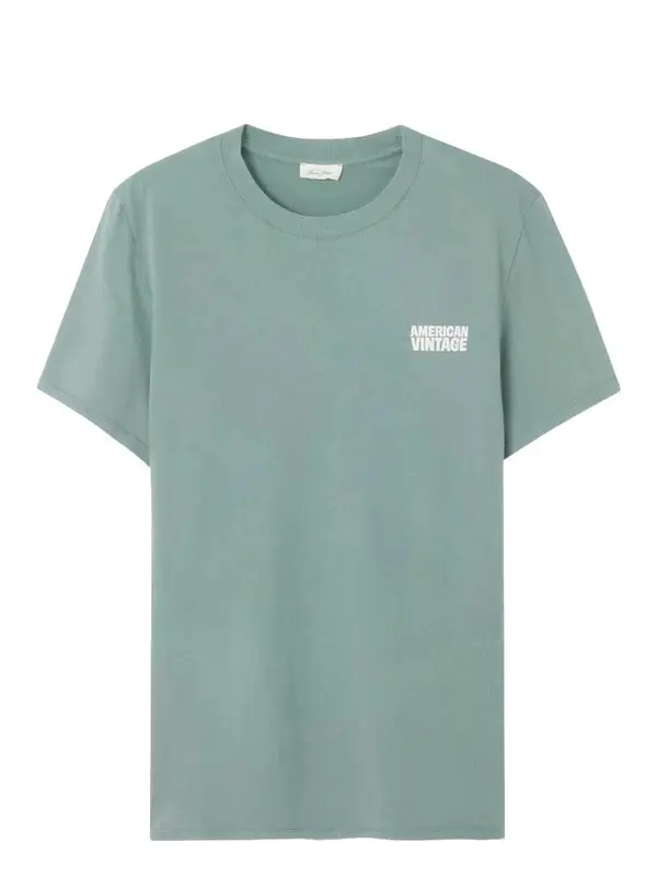 American Vintage Ykobow Round-neck T-shirt - Green
