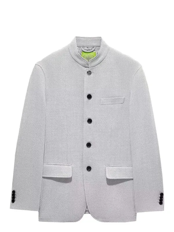 Shanghai Tang Button-detailed Jacket - Grey