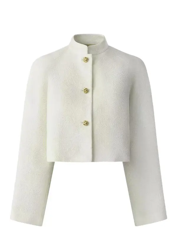Shanghai Tang Buttoned Tang Jacket - Neutrals