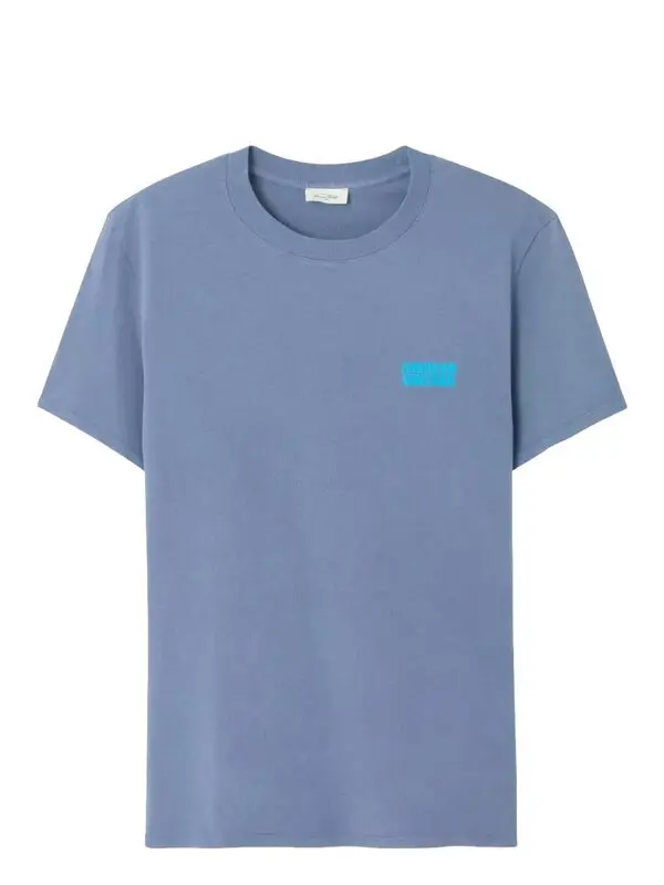 American Vintage Ykobow Round-neck T-shirt - Blue