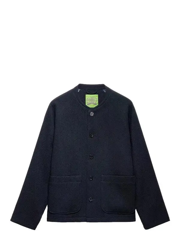 Shanghai Tang Buttoned Tang Jacket - Blue