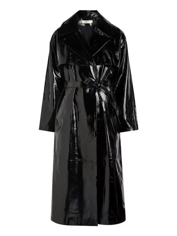 SKIIM Belted Coat - Black