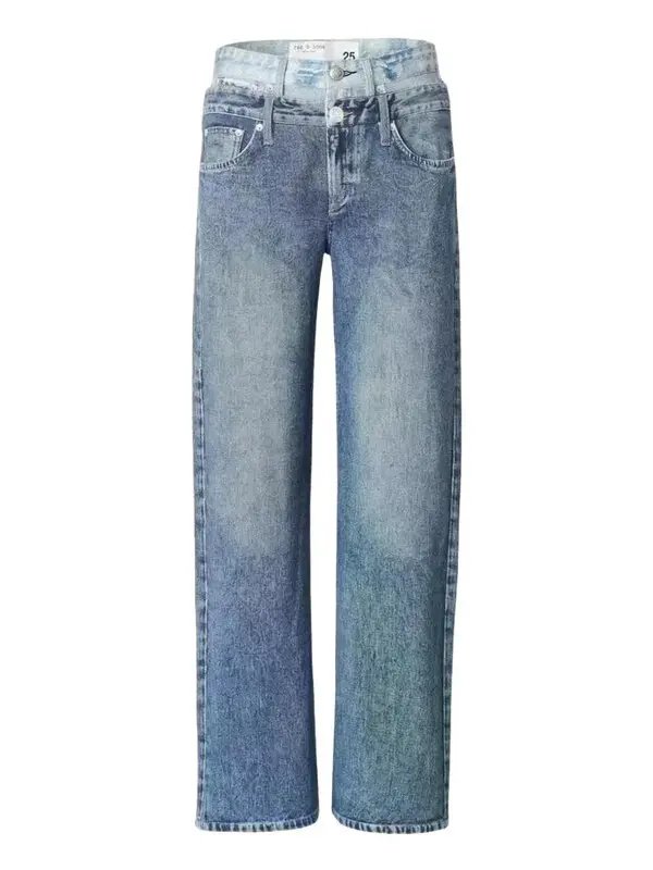 Rag & Bone Miramar Logan Denim Jeans - Blue