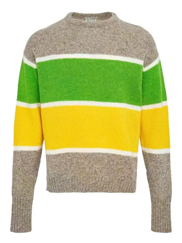 JW Anderson Stripe Crew-neck Sweater - Neutrals