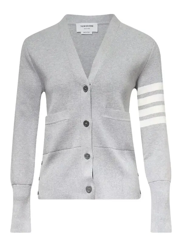 Thom Browne Milano Stitch Cardigan - Grey