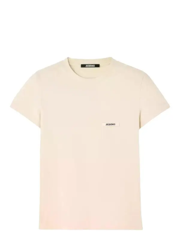 Jacquemus Le Gros Grain Short-sleeve T-shirt - Neutrals