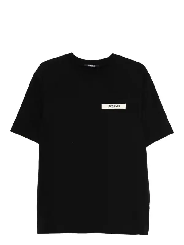 Jacquemus Gros Grain T-shirt - Black