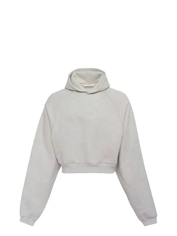 Fear Of God 90's Raglan Logo-detail Hoodie - Neutrals