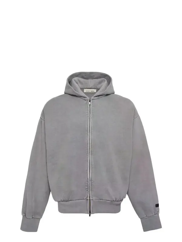 Fear Of God Classic Zip Hoodie - Grey