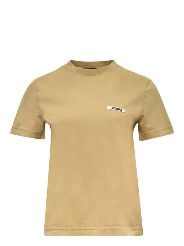 Jacquemus Logo-patch T-shirt - Brown
