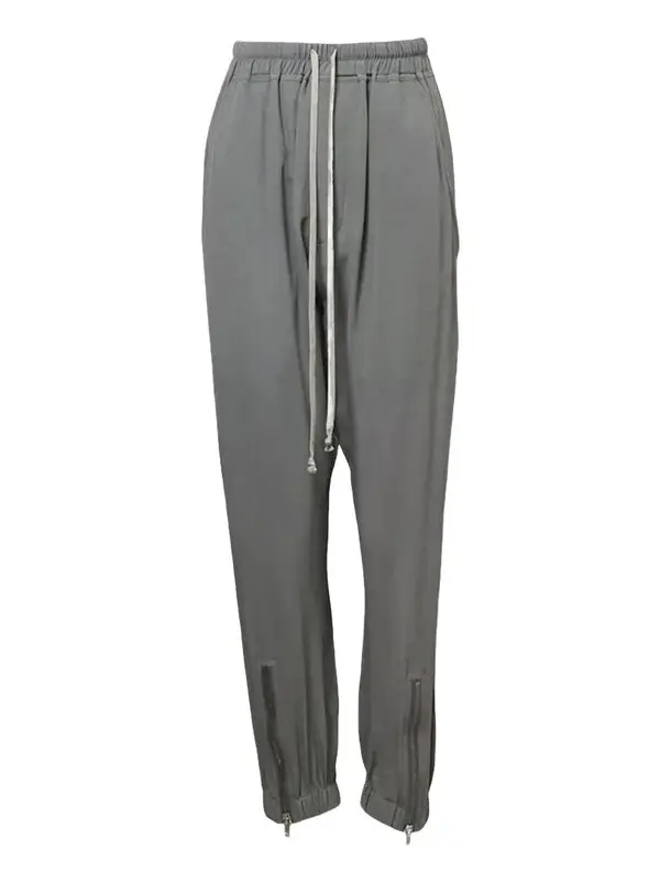 Rick Owens Drawstring-fastening Track Pants - Grey